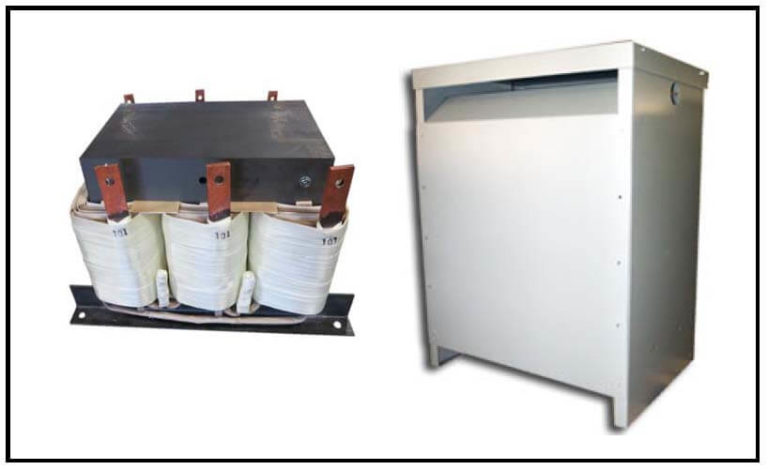THREE PHASE ISOLATION TRANSFORMER, 30 KVA, P/N 19116N - L/C Magnetics
